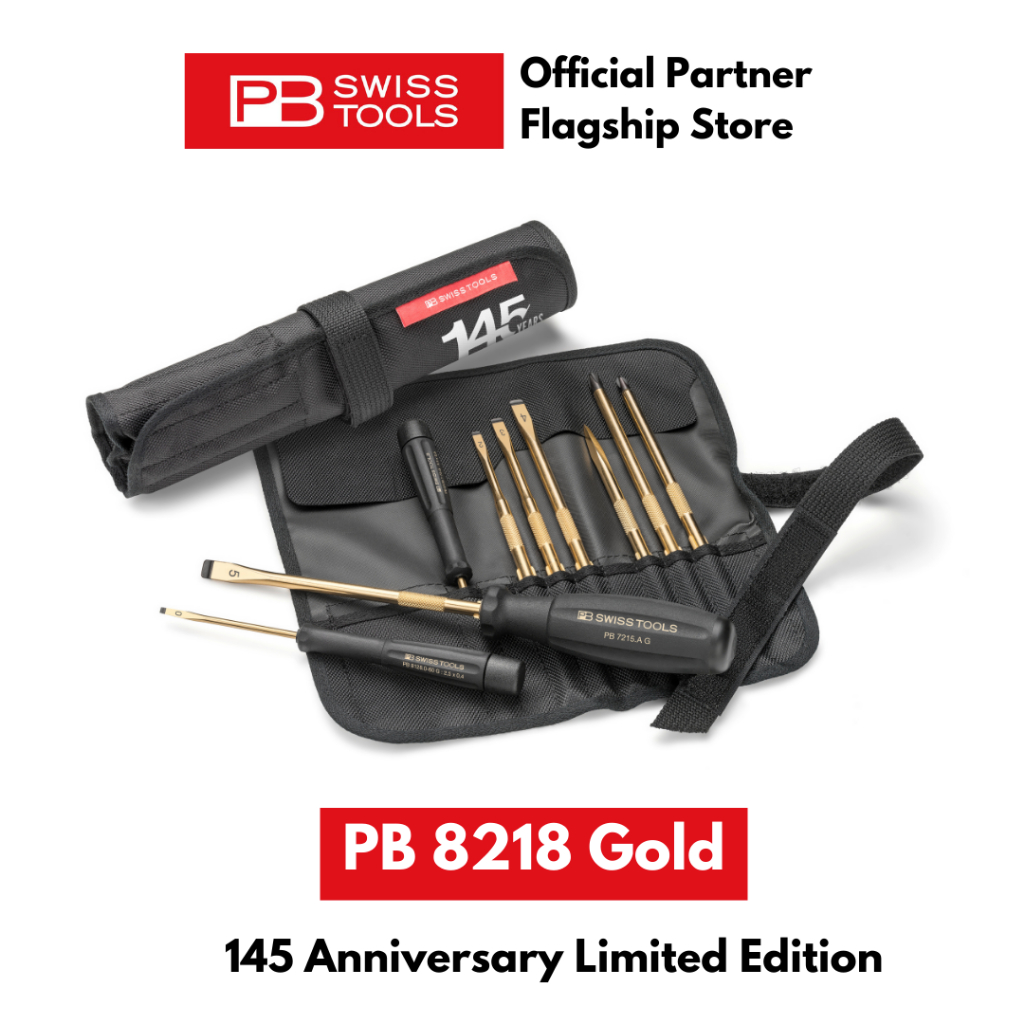 [LIMITED EDITION] 9pcs SwissGrip PB Swiss Tools Screwdrivers Set with Interchangeable Blades PB ...