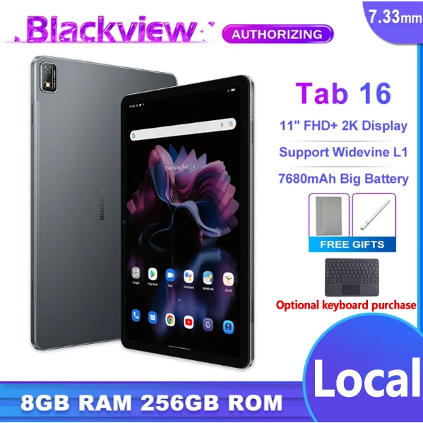【Local】Blackview Tab 16 Tablet Android 8GB+256GB 11''2k FHD+ Display ...