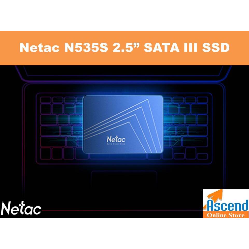 Netac N535S 2.5” SATA III SSD | Shopee Malaysia