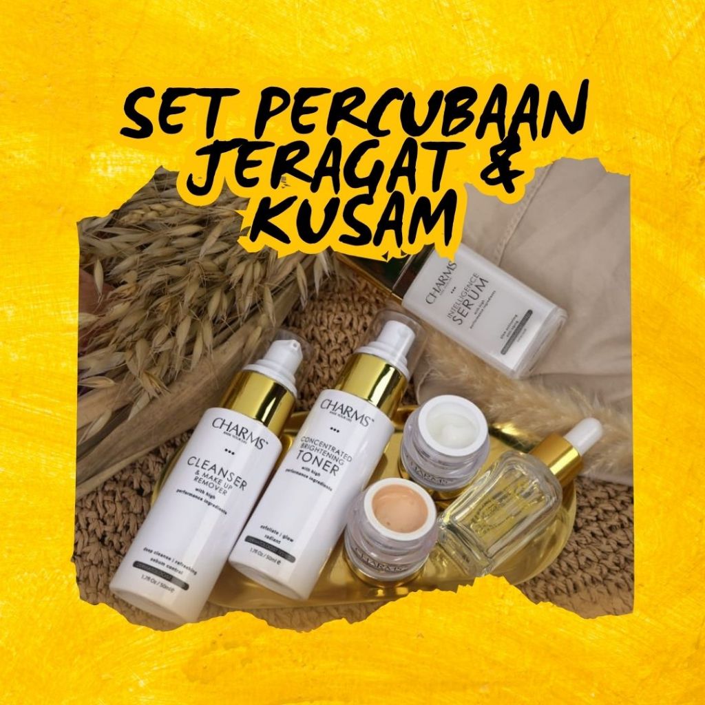 SET PERCUBAAN JERAGAT & KUSAM [ SET ASAS + ESSENCE + SERUM ] - 💯 ...