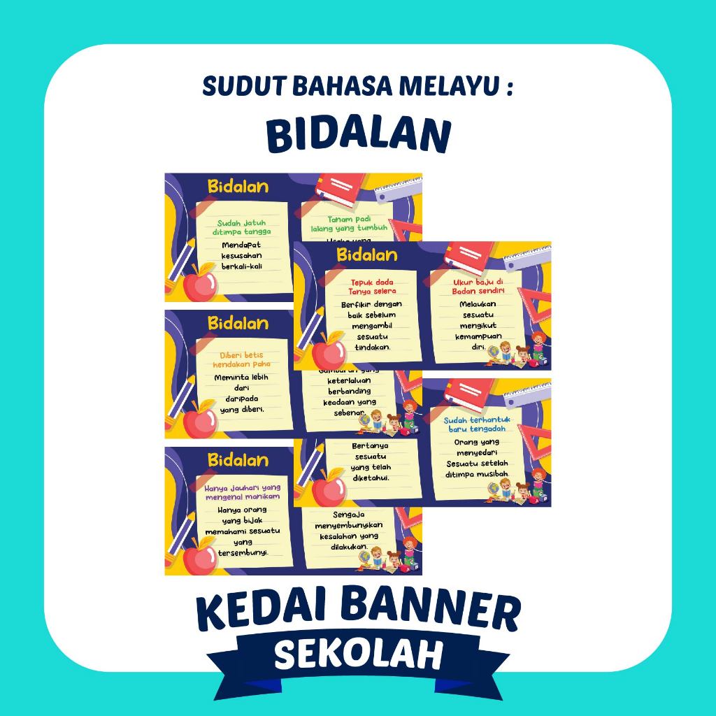 Poster Bidalan | Peribahasa Melayu | BBM Bahasa Melayu | Sudut Bahasa ...