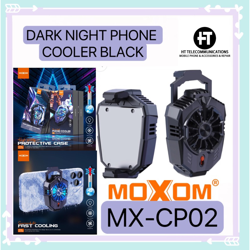 MOXOM MX-CP02 DARK NIGHT PHONE COOLER BLACK | Shopee Malaysia