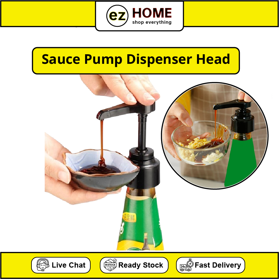 Sauce Pump Dispenser Head | Chili Tomato Sauce Bottle Mouth Squeezer ...
