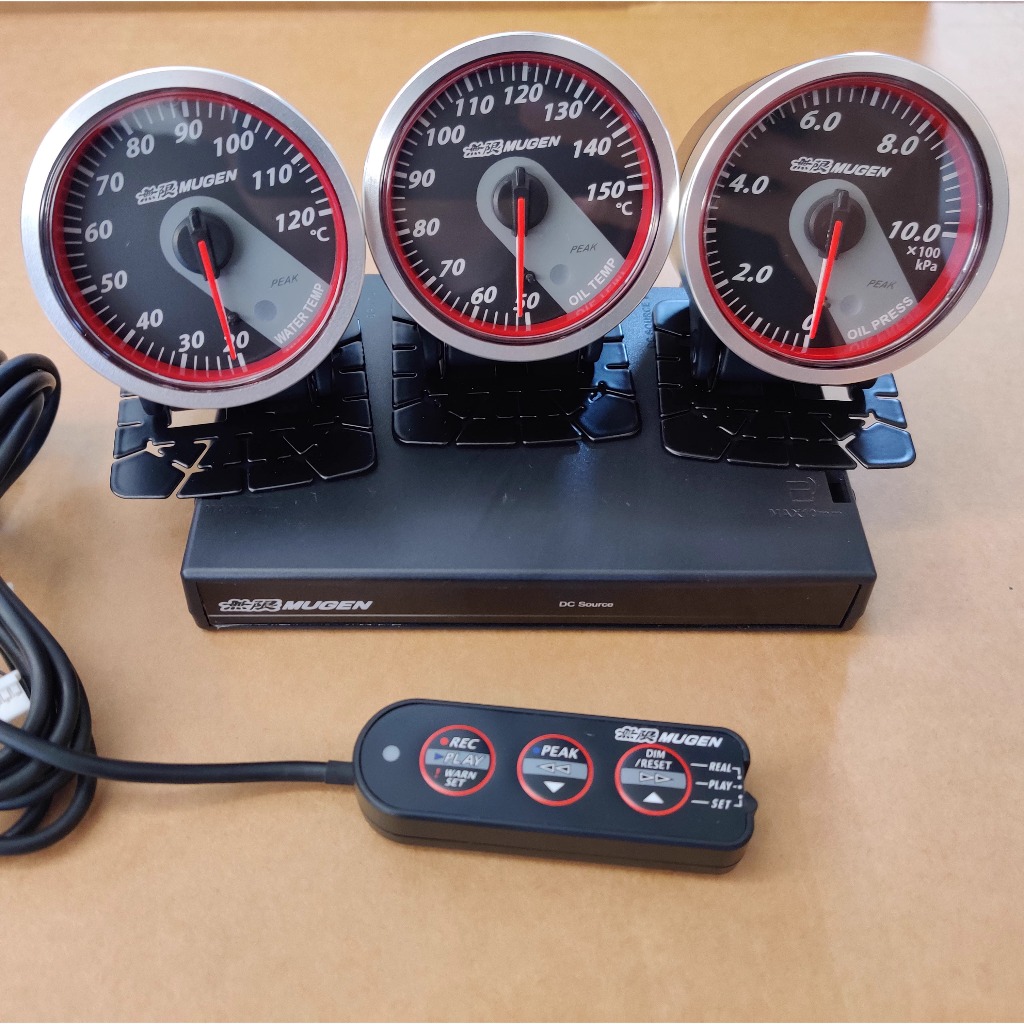 Mugen Style Defi Water Temp Oil Temp and Oil Press Meter | Shopee Malaysia