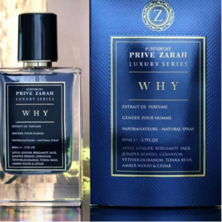 Paris corner why Prive Zarah Perfume EDP For Men 80ml | Shopee Malaysia