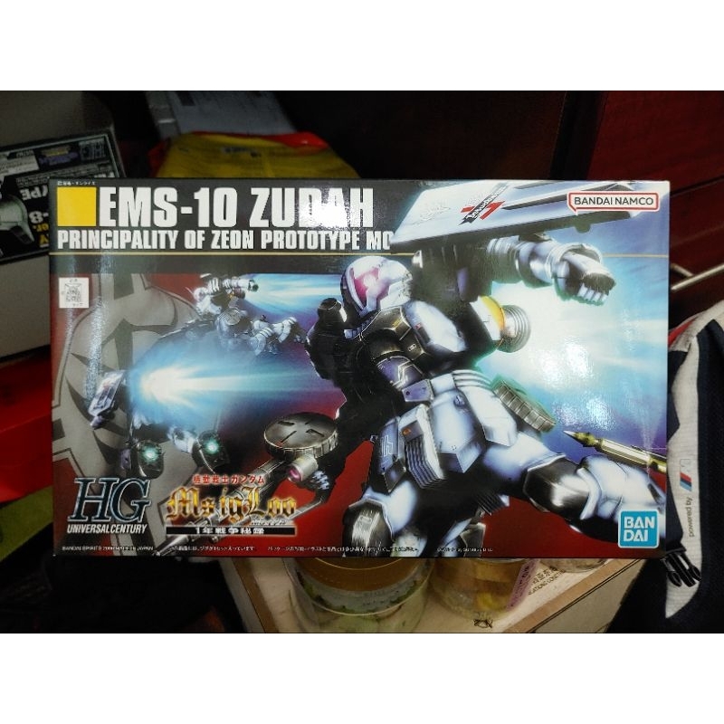BANDAI MOBILE SUIT GUNDAM HGUC HG 1/144 MS IGLOO EMS-10 ZUDAH ASSEMBLED ...