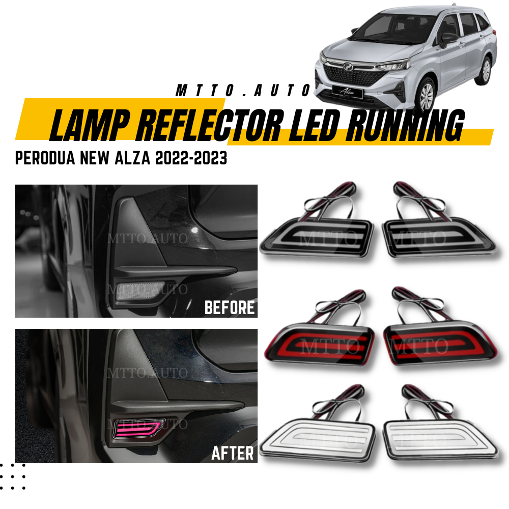 MTTO Perodua New Alza 2022-2023 Exterioir Rear Bumper Tail Lamp ...