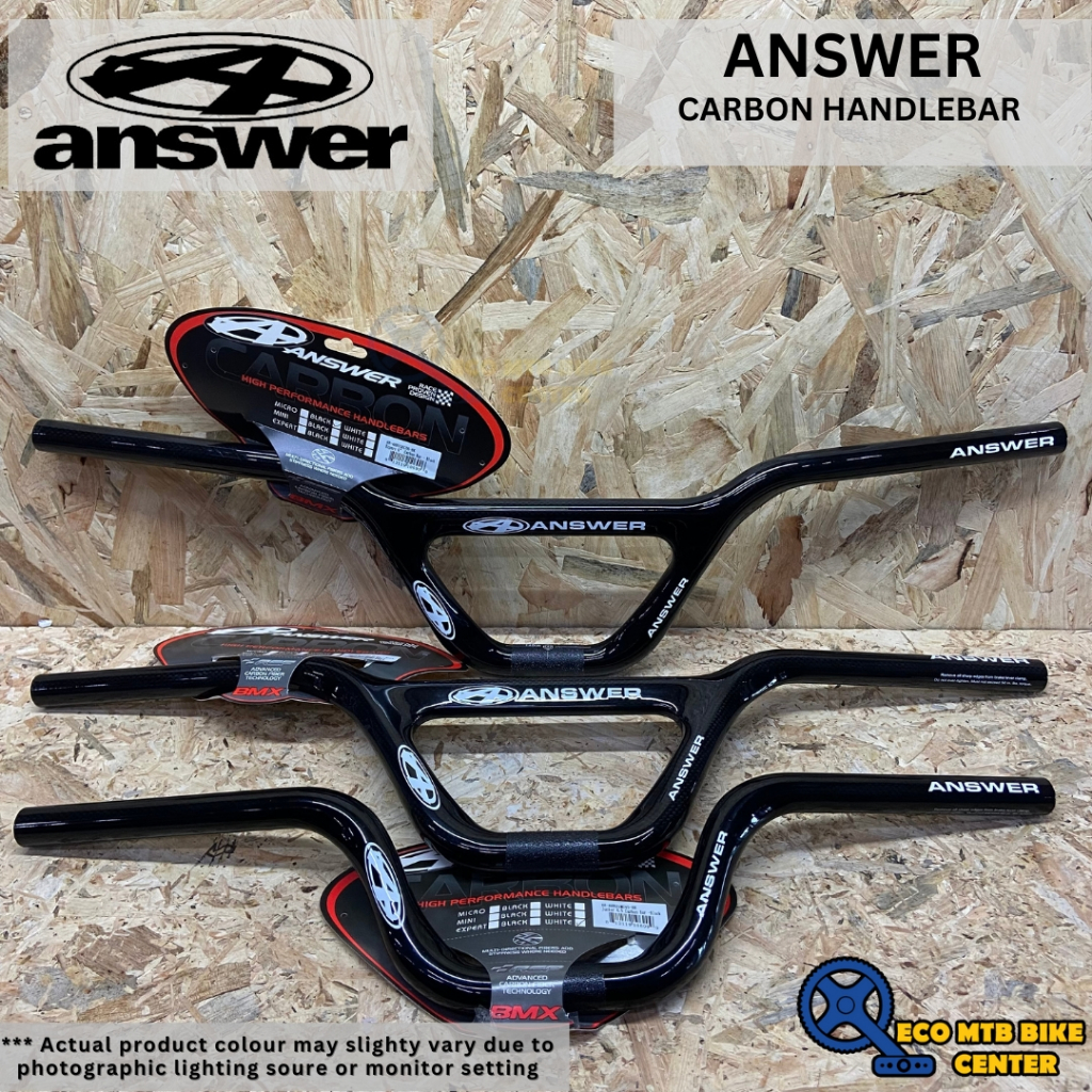 ANSWER CARBON HANDLEBARS ( BMX ) | Shopee Malaysia