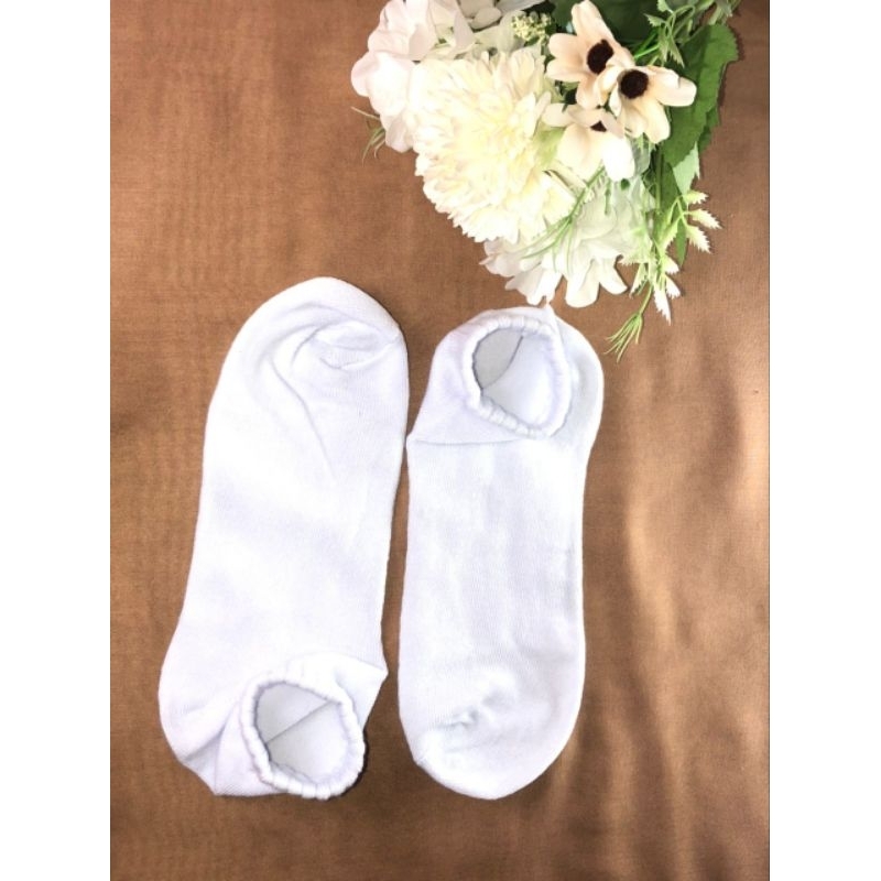 stokin cotton putih pendek & sederhana nipis | Shopee Malaysia