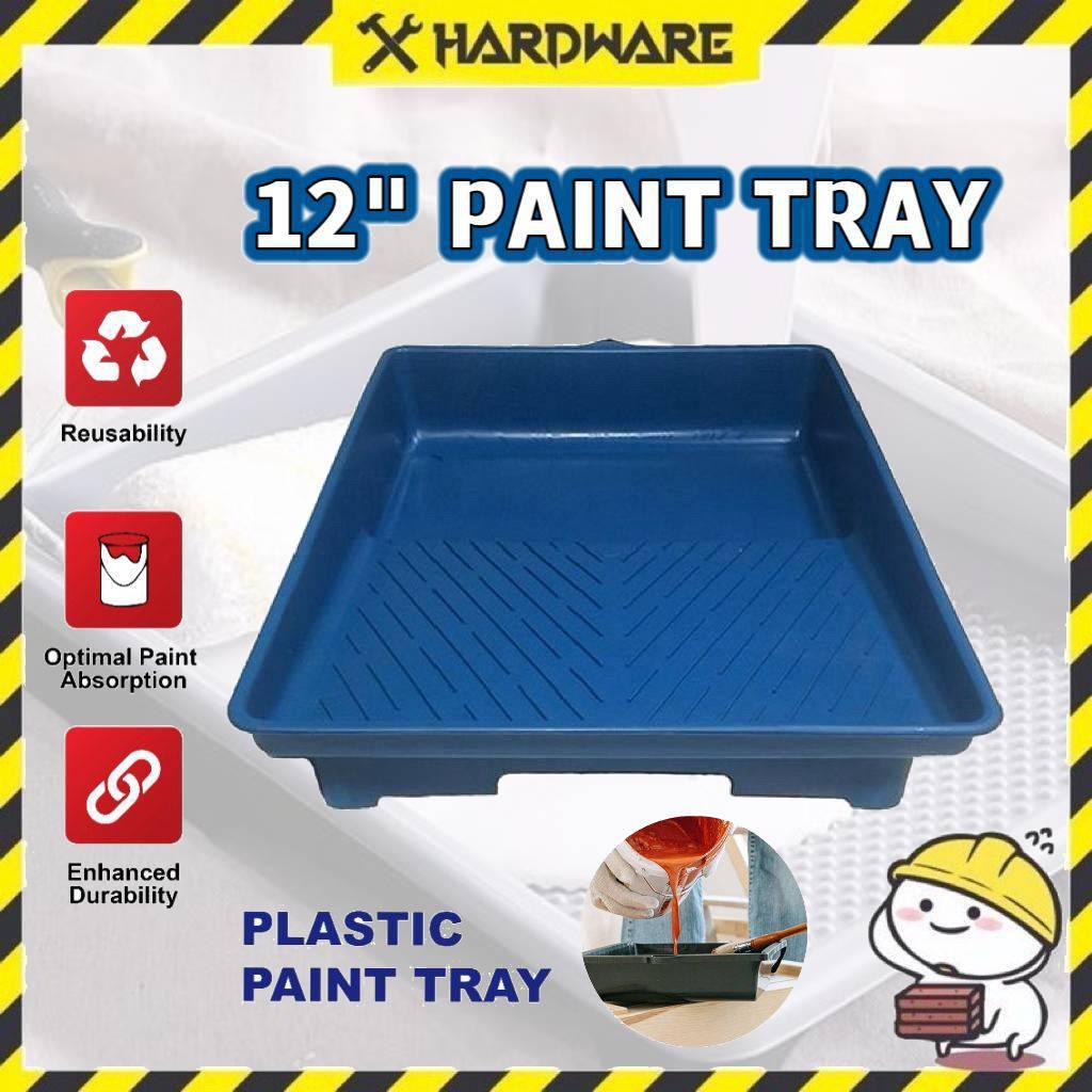 BIG 12" PAINT TRAY/PLASTIC ROLLER PAINT TRAY/ROLLER TRAY PAINTS ...