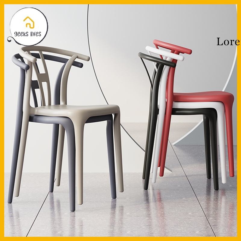 Nordic style chair study chair office chair dining chair | Shopee Malaysia