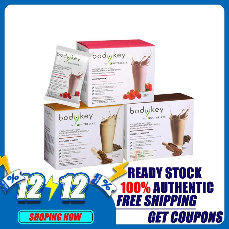 AMWAY BodyKey by NUTRILITE Meal Replacement Shake 14 pkt | Shopee Malaysia