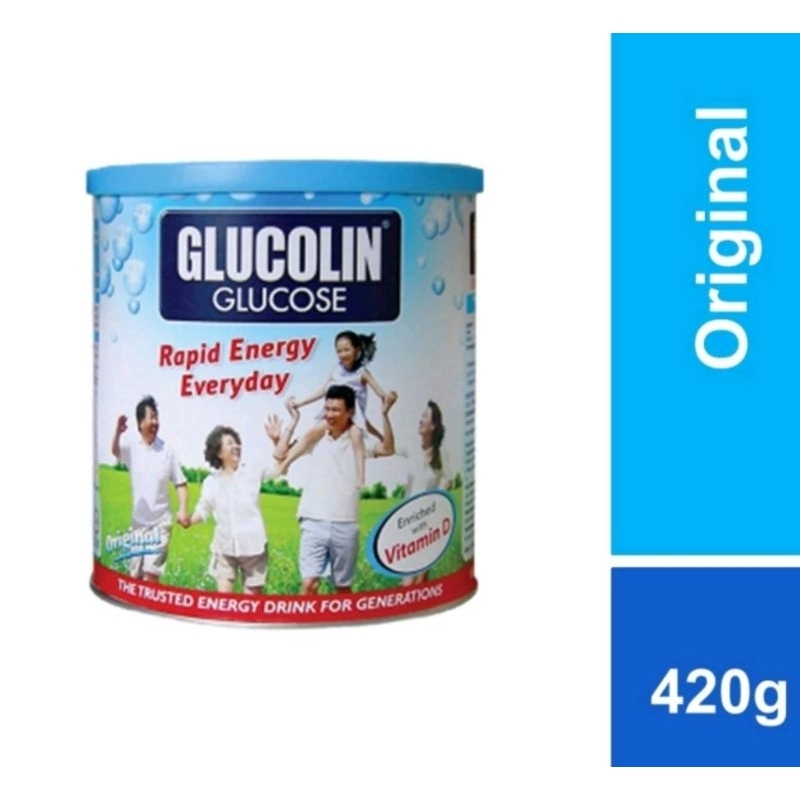 Glucolin Glucose Drink with Vitamin D [Original] - 420g | Shopee Malaysia