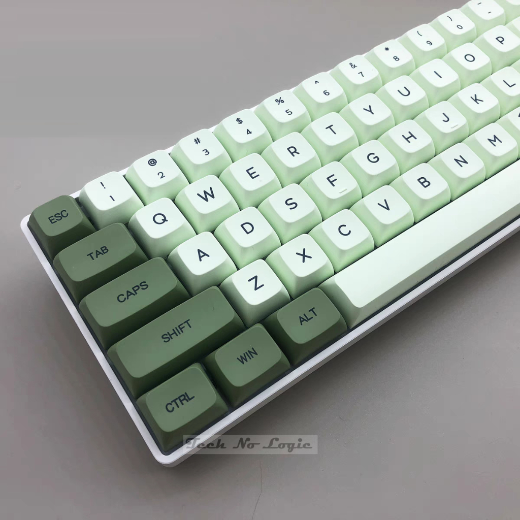 [KL Stock] Mint Matcha Keycaps Set XDA Profile Dye Sublimation Printing ...