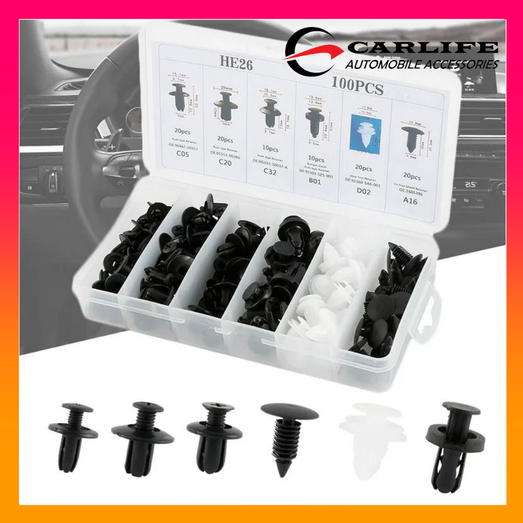 100PCS CAR BUMPER CLIP | Shopee Malaysia