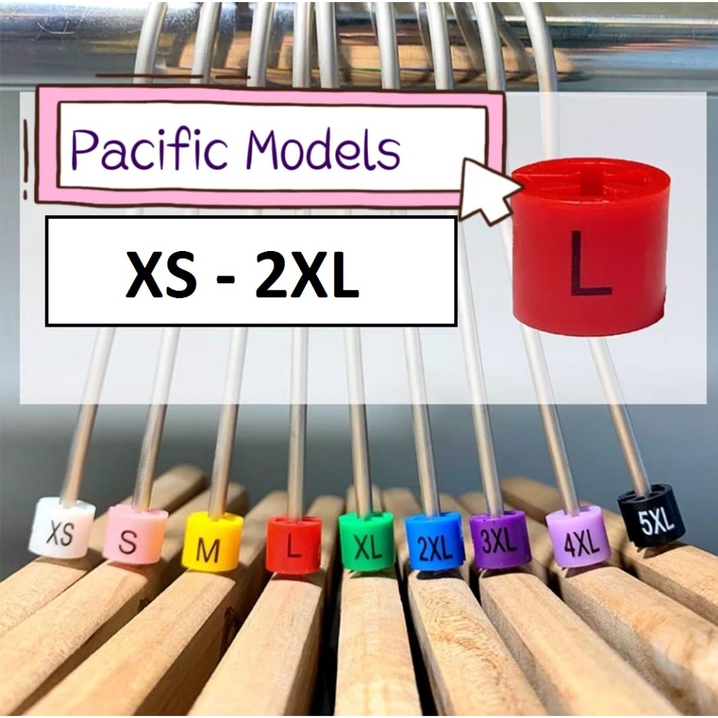 Hanger size indicator size tablet XS S M L XL XXL (50 PCS) | Shopee ...