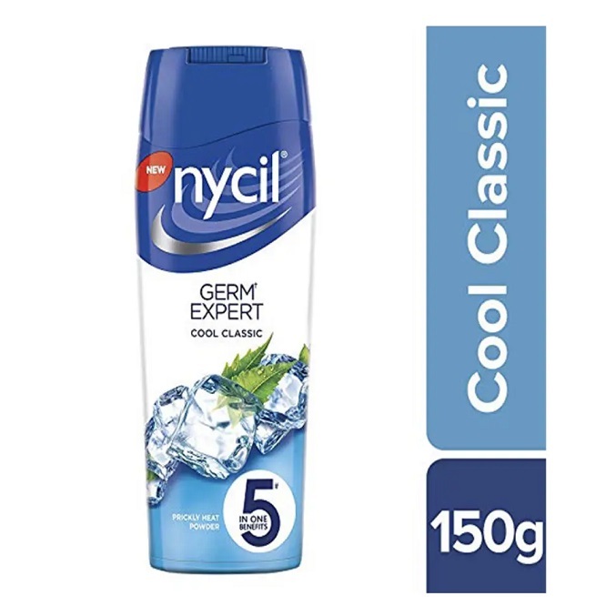 Nycil Germ Expert Classic Cool Talcum Powder -150g | Shopee Malaysia