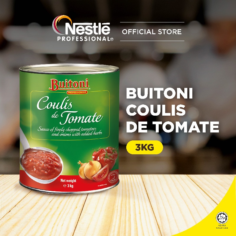 BUITONI Coulis de Tomate / Tomato Paste / Italian Sauce - 3kg | Shopee ...