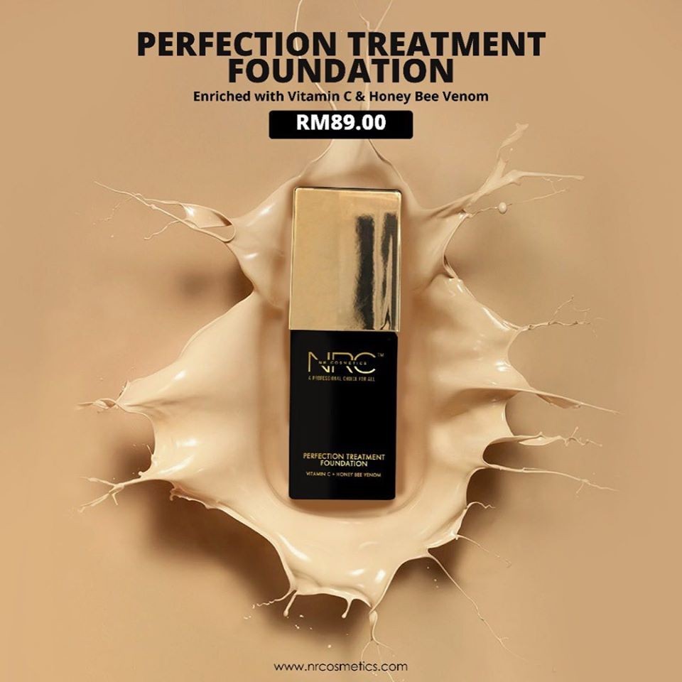 NRC COSMETICS LUXURY PERFECTION FOUNDATION!! | Shopee Malaysia