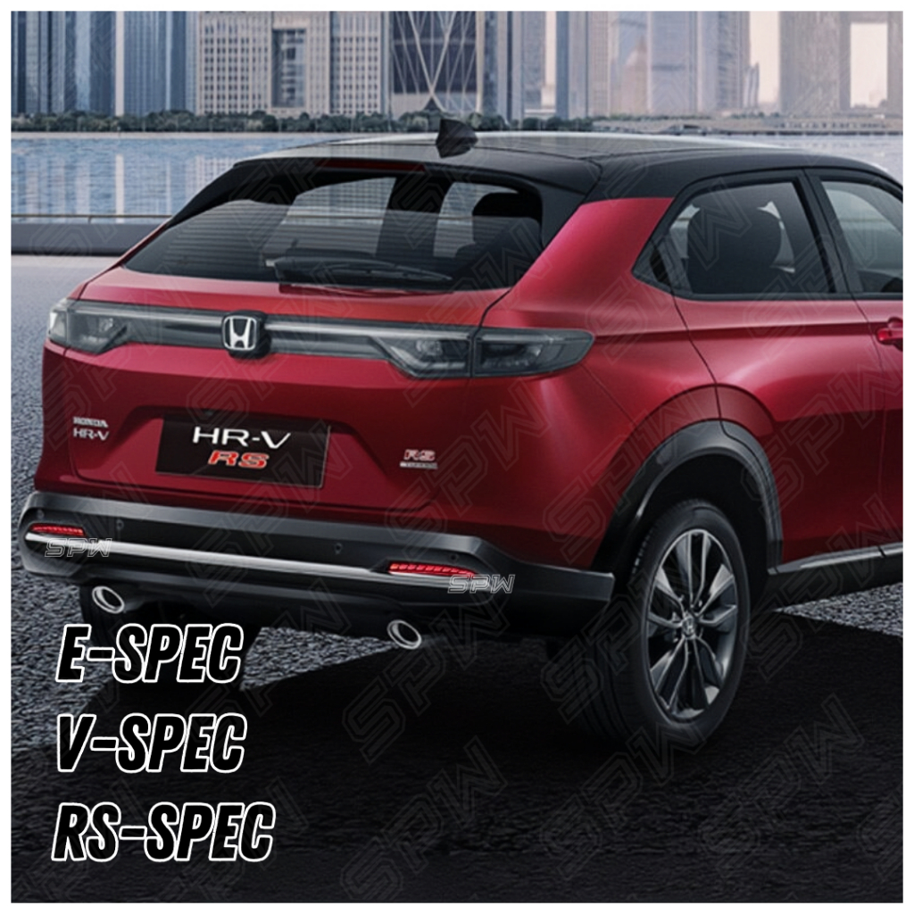 Honda HRV (2022-2025) Rear Bumper Reflector LED Reflector Dragon Scale ...
