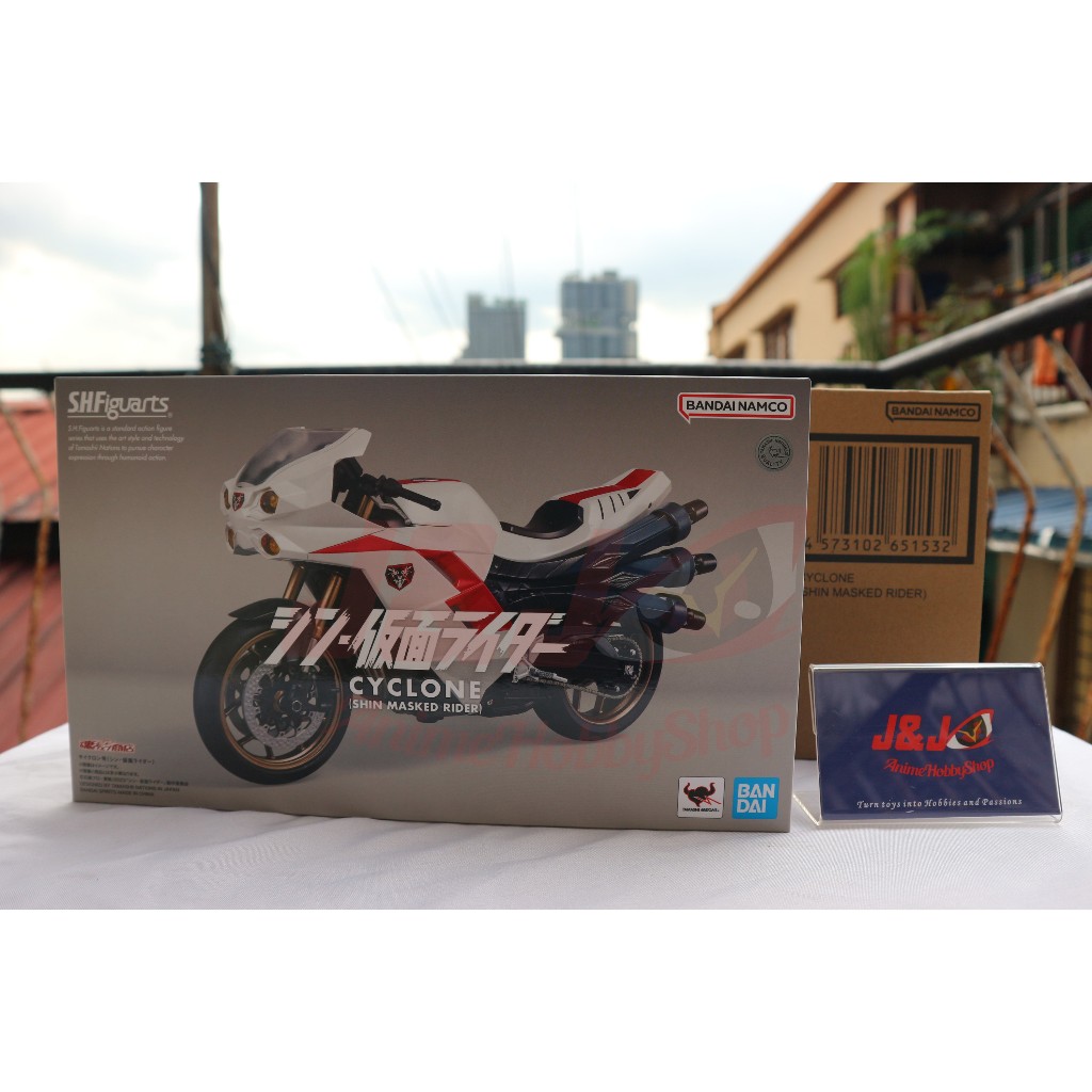 S.H.Figuarts SHF Cyclone Shin Kamen Rider (TAMASHII JAPAN) | Shopee ...