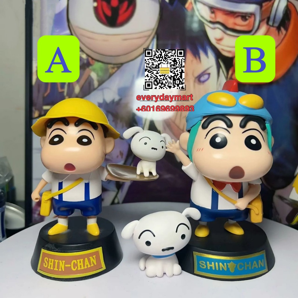 CRAYON💥SHIN CHAN 15cm💥ACTION FIGURE TOYS STATUES🔥蜡笔小新校园小新小白🔥手办模型 ...