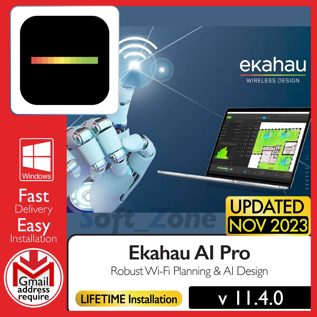 Ekahau AI Pro 11.6.0 - Robust Wi-Fi Planning & AI Design [WINDOWS x64 ...