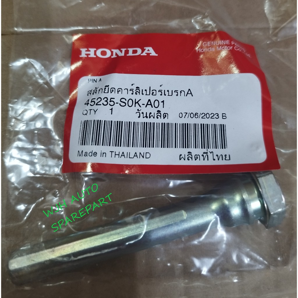 [Supeapātsu] 45235-S0K-A01 ORI Front PIN A Disc Brake Caliper Honda Accord TA0 ( CP ) ( Price ...