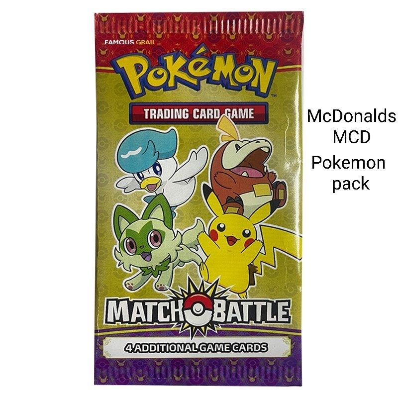Pokemon Card TCG: McDonald McDonald's McDonalds McD Mekdi Happy Meal ...