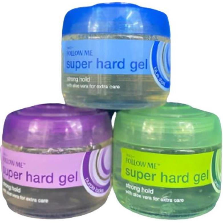 Follow Me Super Hard Gel 320g (Strong Hold With Aloe Vera For Extra ...