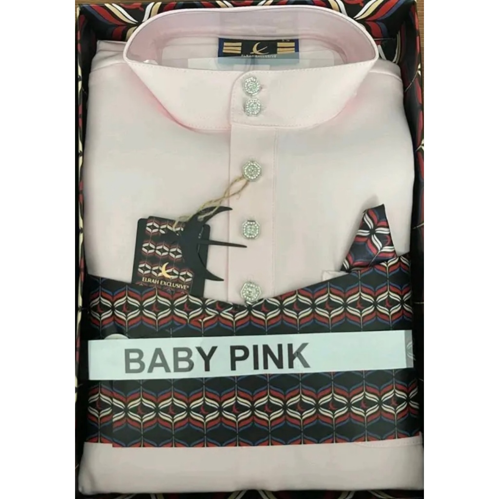 [FREE SAMPIN] BAJU MELAYU ELRAH EXCLUSIVE 2024 | MERAH | PINK | Shopee ...