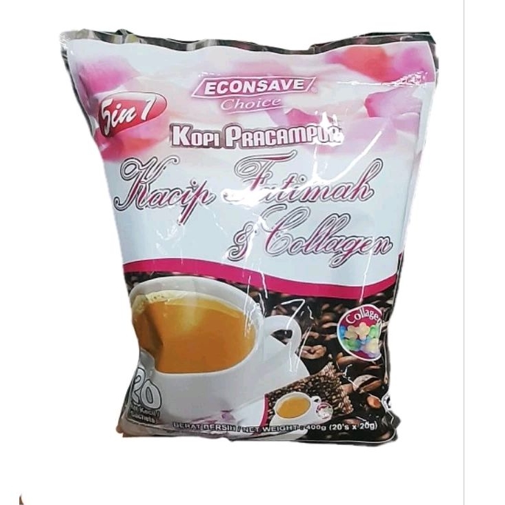 Econsave 5in1 Kopi Pracampur Kacip Fatimah&Collagen 20SachetX18g ...