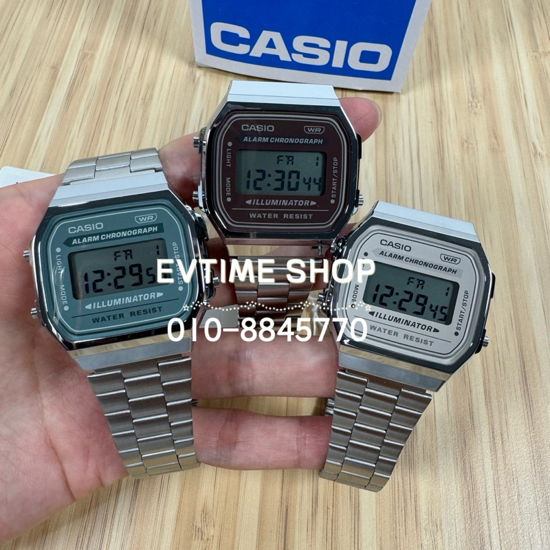 100% ORIGINAL CASIO DIGITAL VINTAGE A168WA-3A / A168WA-5A / A168WA-8A / A168WA-3 / A168WA-5 ...