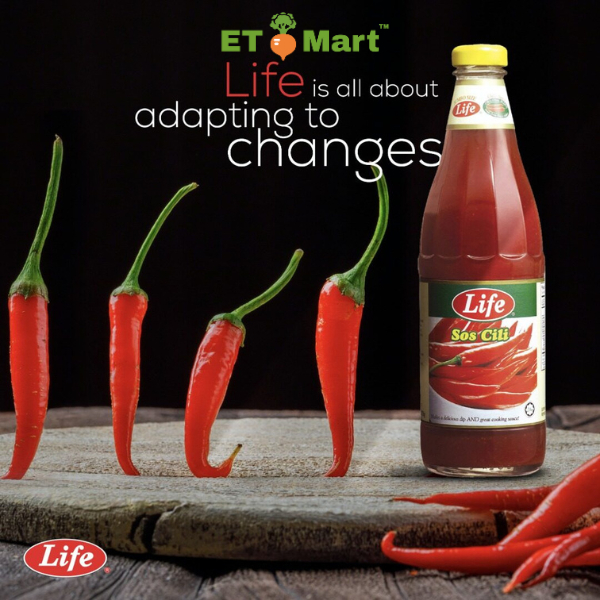 LIFE Chili Sauce Sos Cili 340g / 500g / 725g | Shopee Malaysia