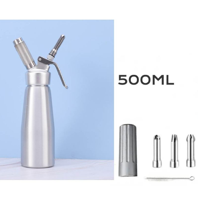 (Ready Stock)Whip Cream Gun Piping Aluminum Dispenser Squeeze Gun MOSA ...