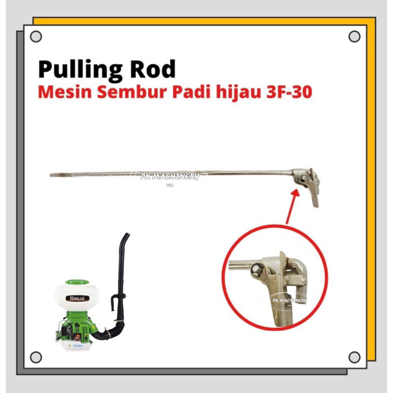 3F-30 Pulling Rod With Connector Yongjia Kasei Sembur Padi Mist Blower Mesin Hijau Spare Part ...