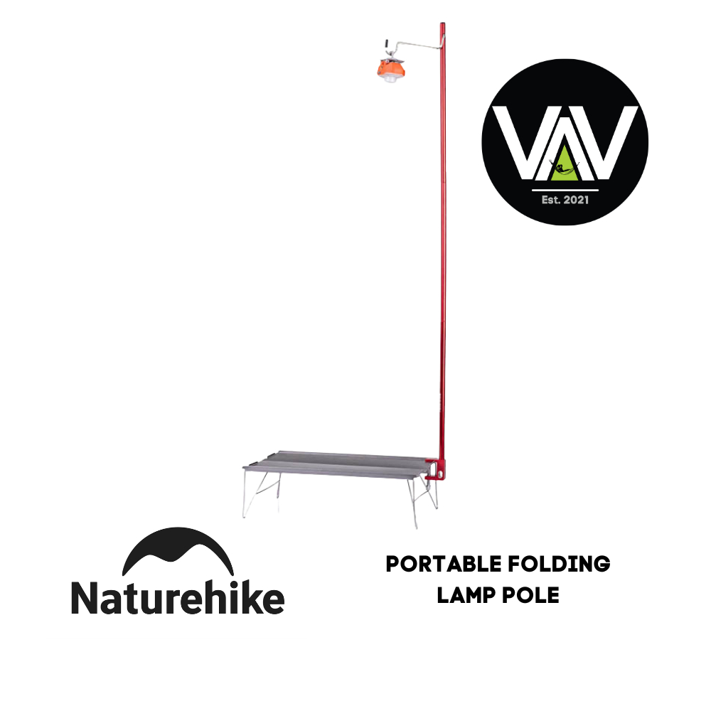NATUREHIKE Ultralight Outdoor Folding (Lamp Pole / Light Stand) for ...