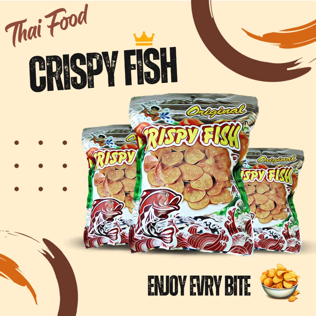 Sea Snack Crispy Fish Snack *Thailand Crispy fish 120G 🔥 | Shopee Malaysia