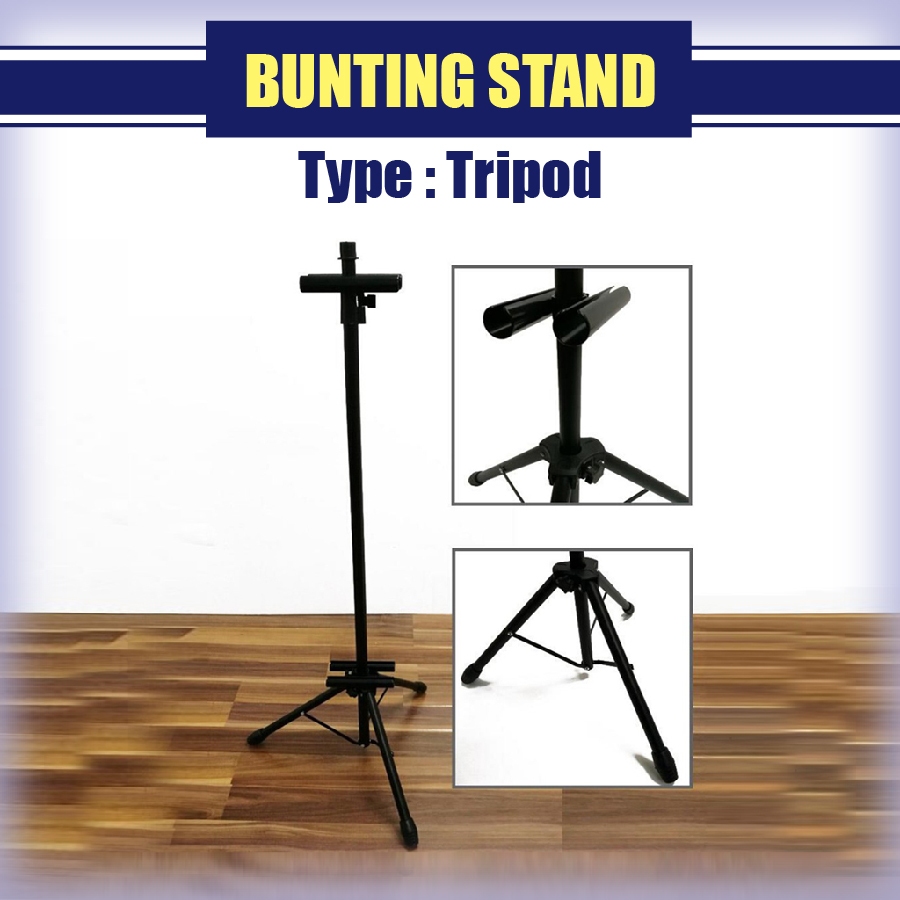 bunting stand / stand / tripod stand / stand for streamer | Shopee Malaysia