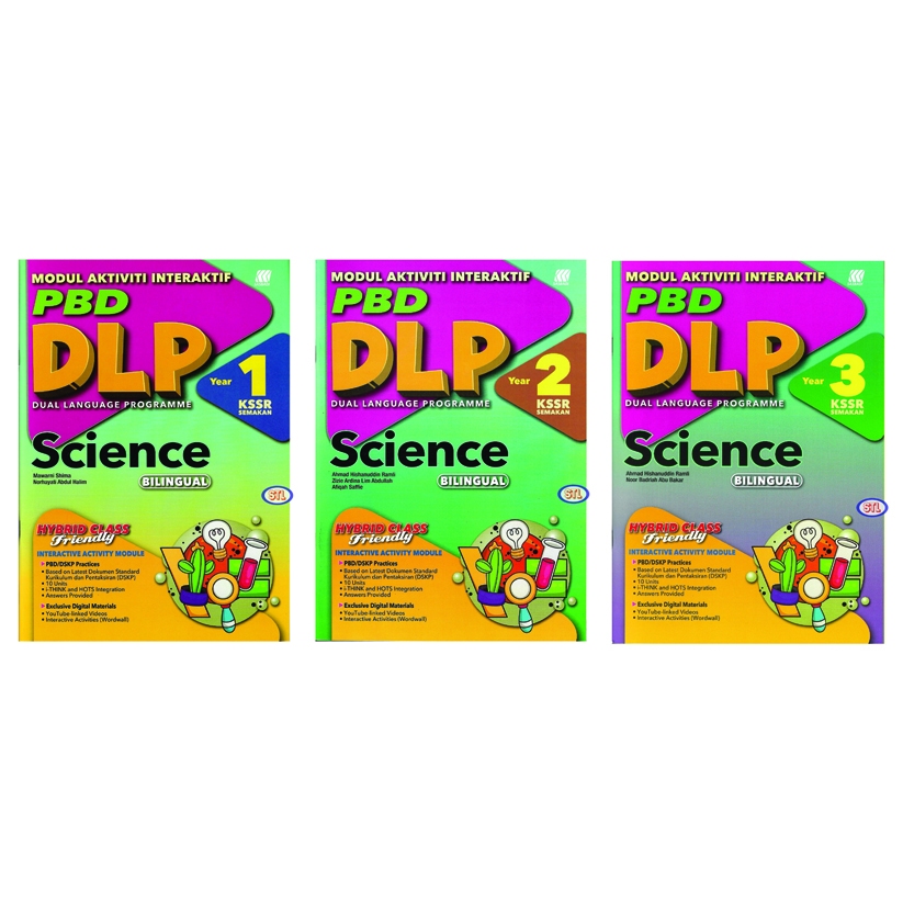 Modul Aktiviti Interaktif PBD DLP Science Year 1/2/3 KSSR | Shopee Malaysia