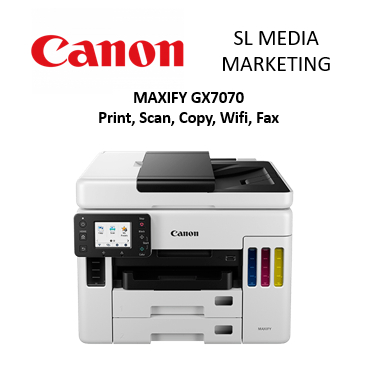 Canon Printer MAXIFY GX7070 - Print, Scan, Copy, Fax - Wireless, Wired ...