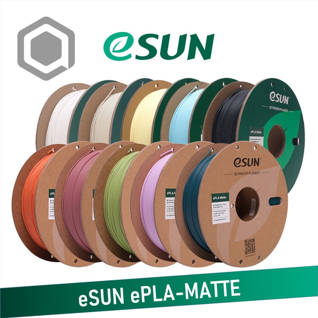[New Colours] eSUN PLA Matte 3D Printer Filament PLA - 1kg | 1.75mm ...