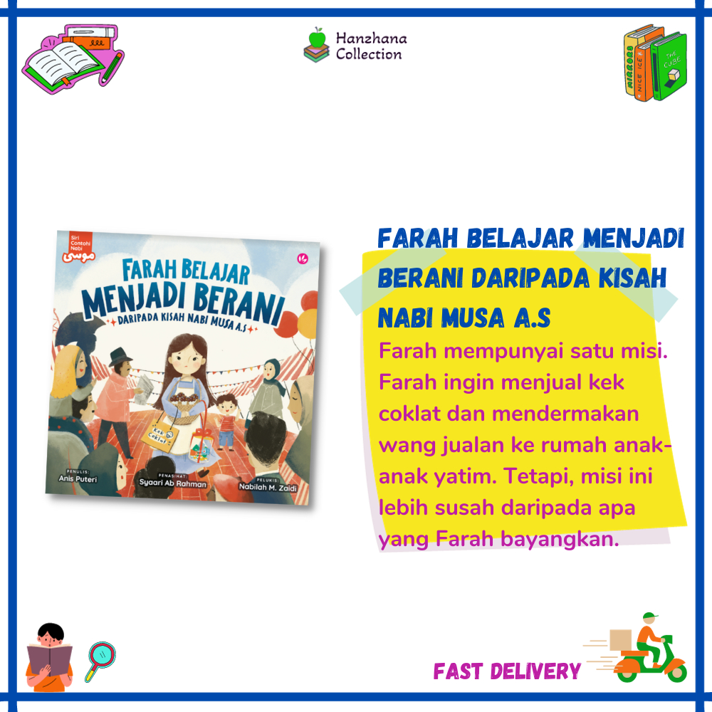 Buku Siri Contohi Nabi : Farah Belajar Menjadi Berani Daripada Kisah ...