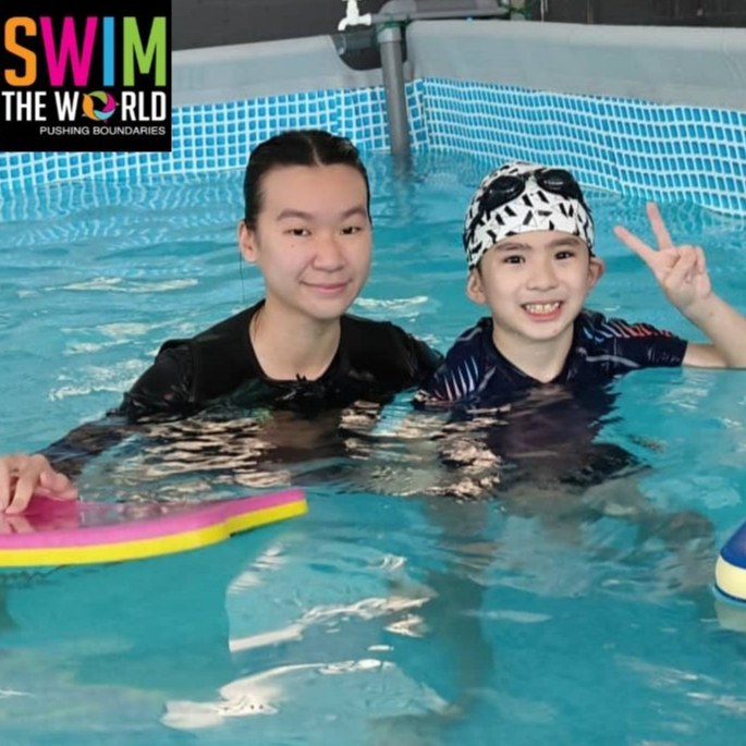 Swim The World 4 years old above Private Class package 30 minutes per ...