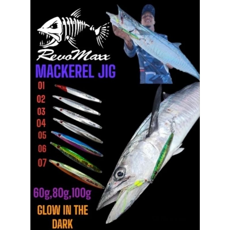 REVOMAXX MACKEREL LIGHT JIG TENGGIRI JEMUDUK ABEK METAL JIG | Shopee ...