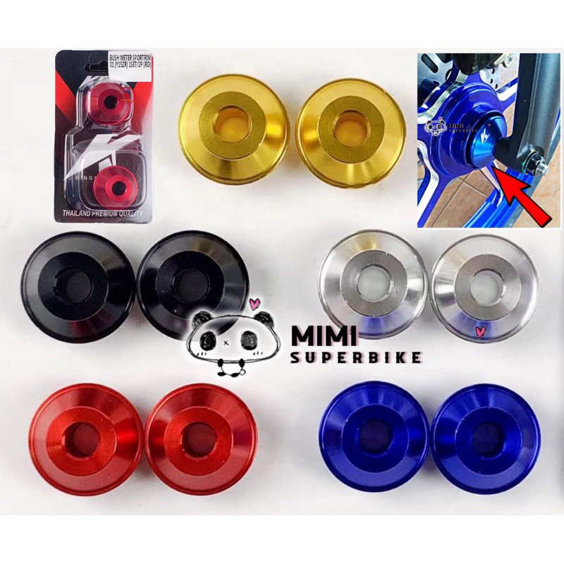 [ KINGDRAG ] 1SET ALLOY BUSH METER COVER FOR Y15ZR Y16ZR ( STANDARD RIM ...