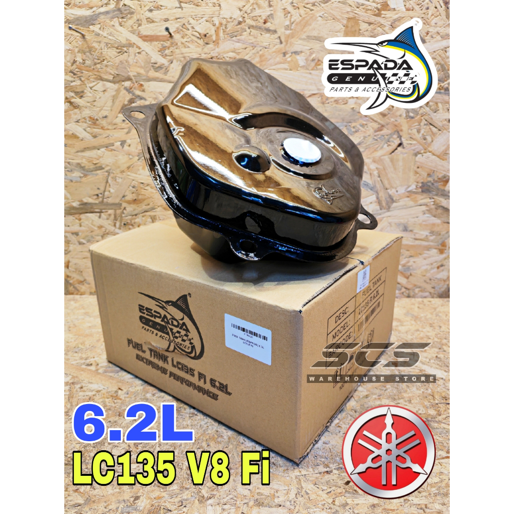 TANK LC135 FI V8 ESPADA 6.2 LITER BIG TANK 6.2L Yamaha LCFi LCV8 LC ...