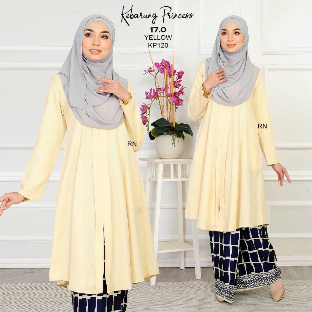 KEBARUNG PRINCESS 17.0 - Kebarung Labuh Longgar cutting besar Muslimah ...