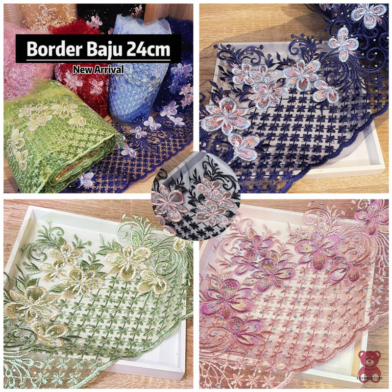 European premium design Border Lace for Wedding Dress / Border Lace ...