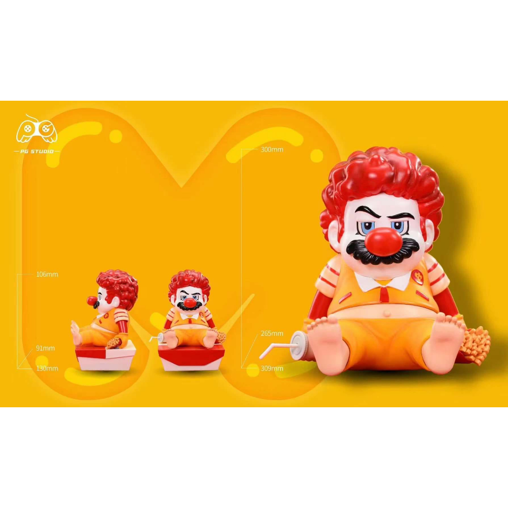 PG Studio - Super Mario - McD Mario Uncle & KFC Mario Uncle Resin GK ...